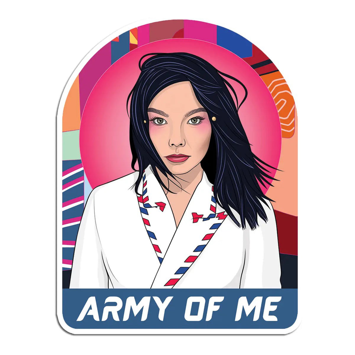 Bjork Army of Me Sticker | The Found – Outer Layer