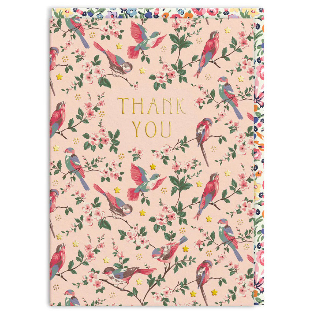 Garden Birds Thank You Card | Ohh Deer – Outer Layer