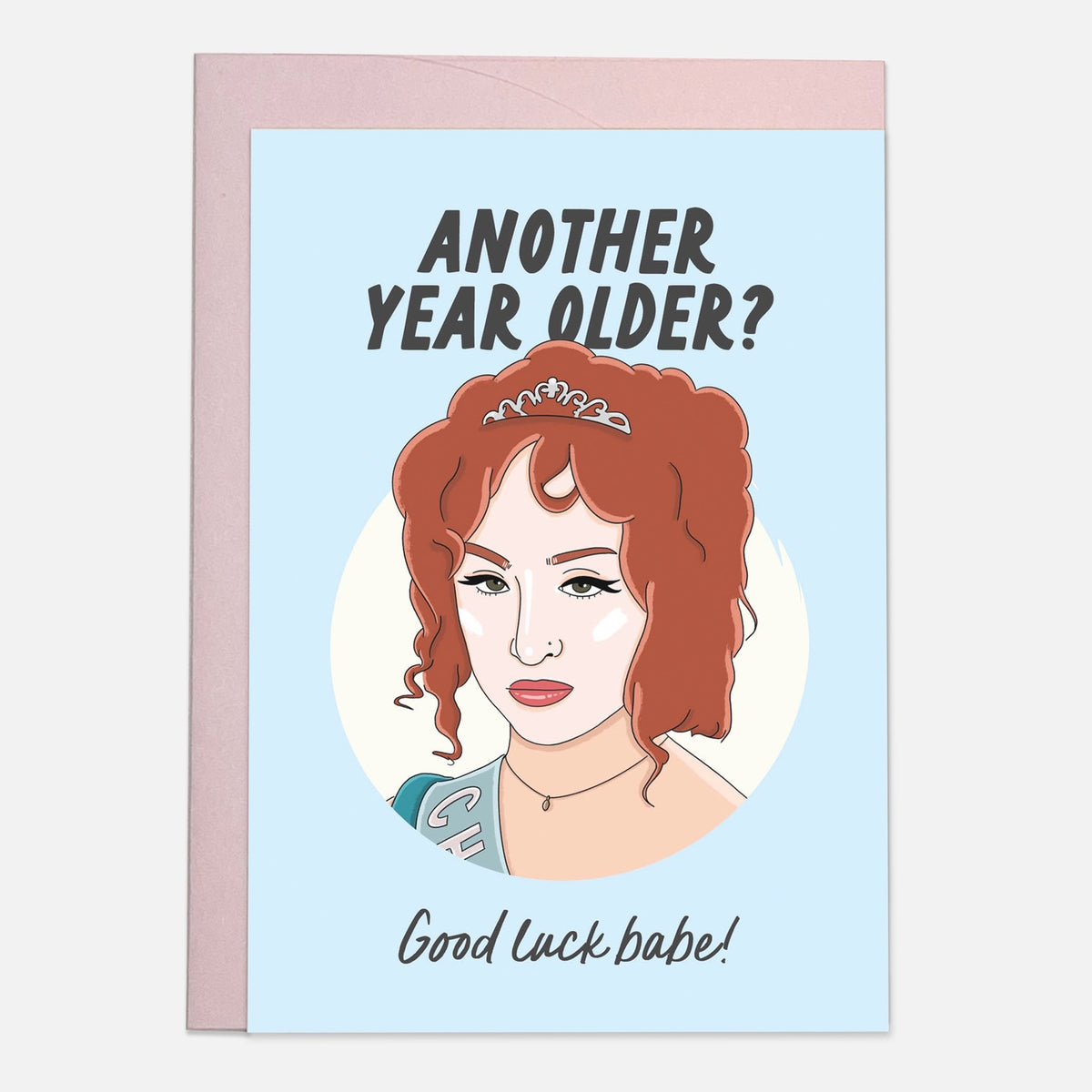 Good Luck Babe Chappell Roan Birthday Card Kaart Blanche Outer Layer