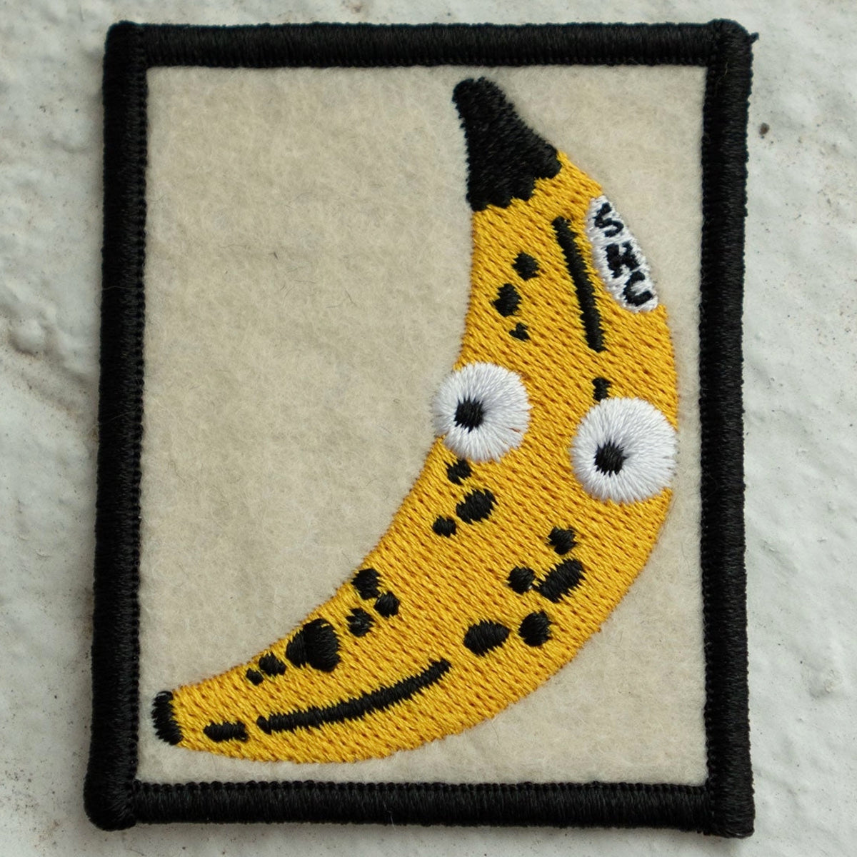 Googly Banana Felt Sticky Patch | Stay Home Club – Outer Layer