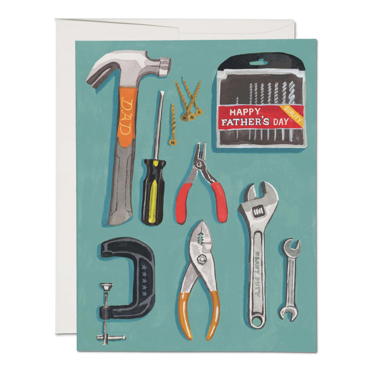 Handy Dad Father's Day Card | Red Cap Cards – Outer Layer