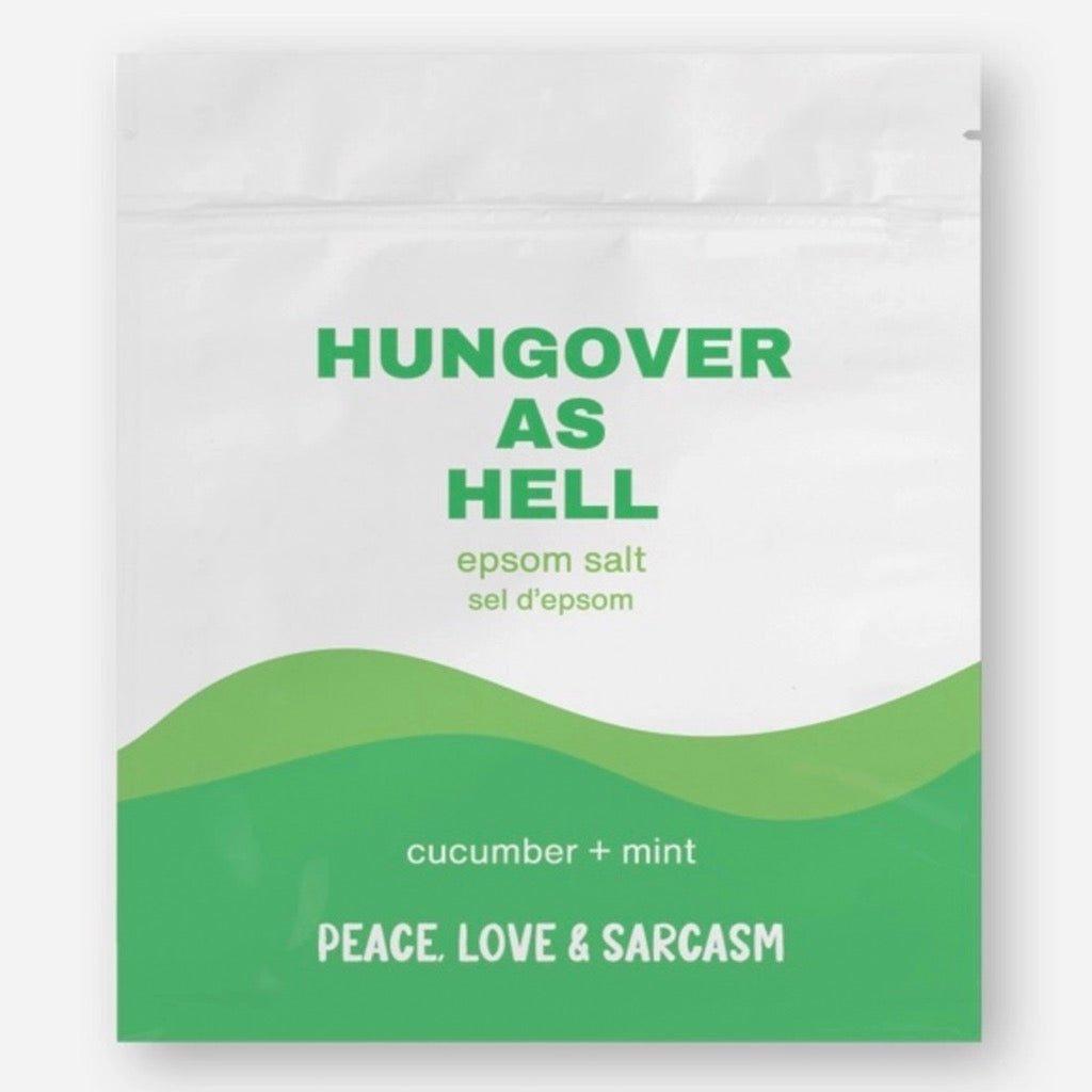 Hungover As Hell Epsom Salt Bath Soak | Peace, Love and Sarcasm – Outer Layer