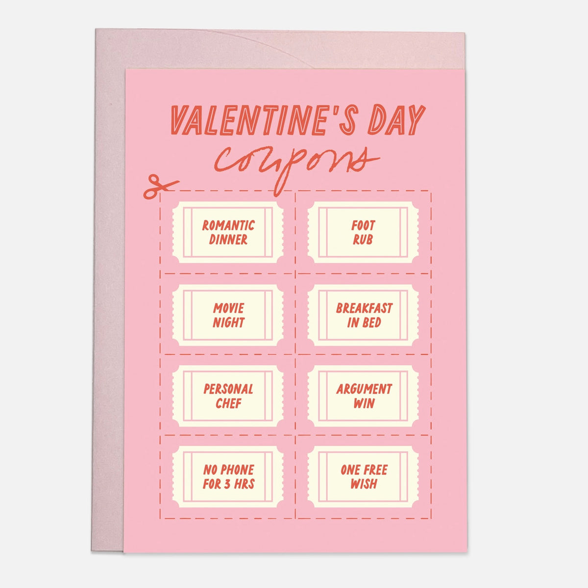 Valentine's Day Coupons Card | Kaart Blanche – Outer Layer