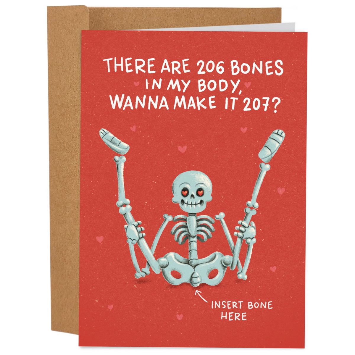 Wanna Make It 207 Bones Card | Sleazy Greetings – Outer Layer