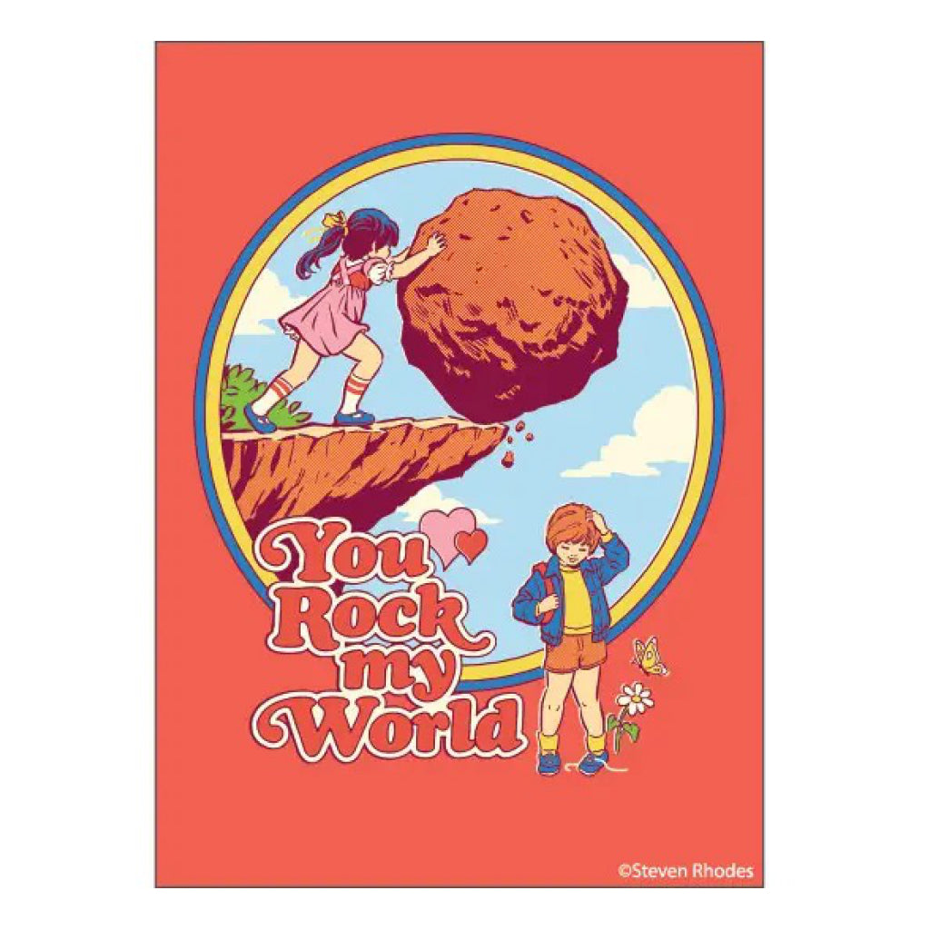 You Rock Wy World Magnet | Ephemera – Outer Layer
