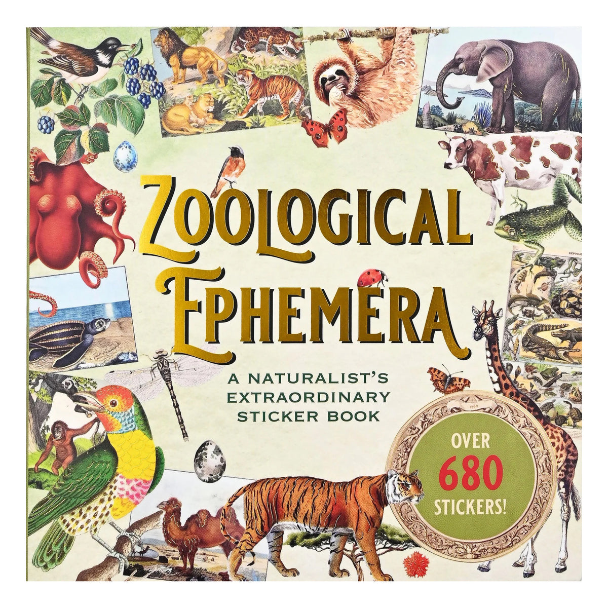 Zoological Ephemera Sticker Book | Peter Pauper Press – Outer Layer