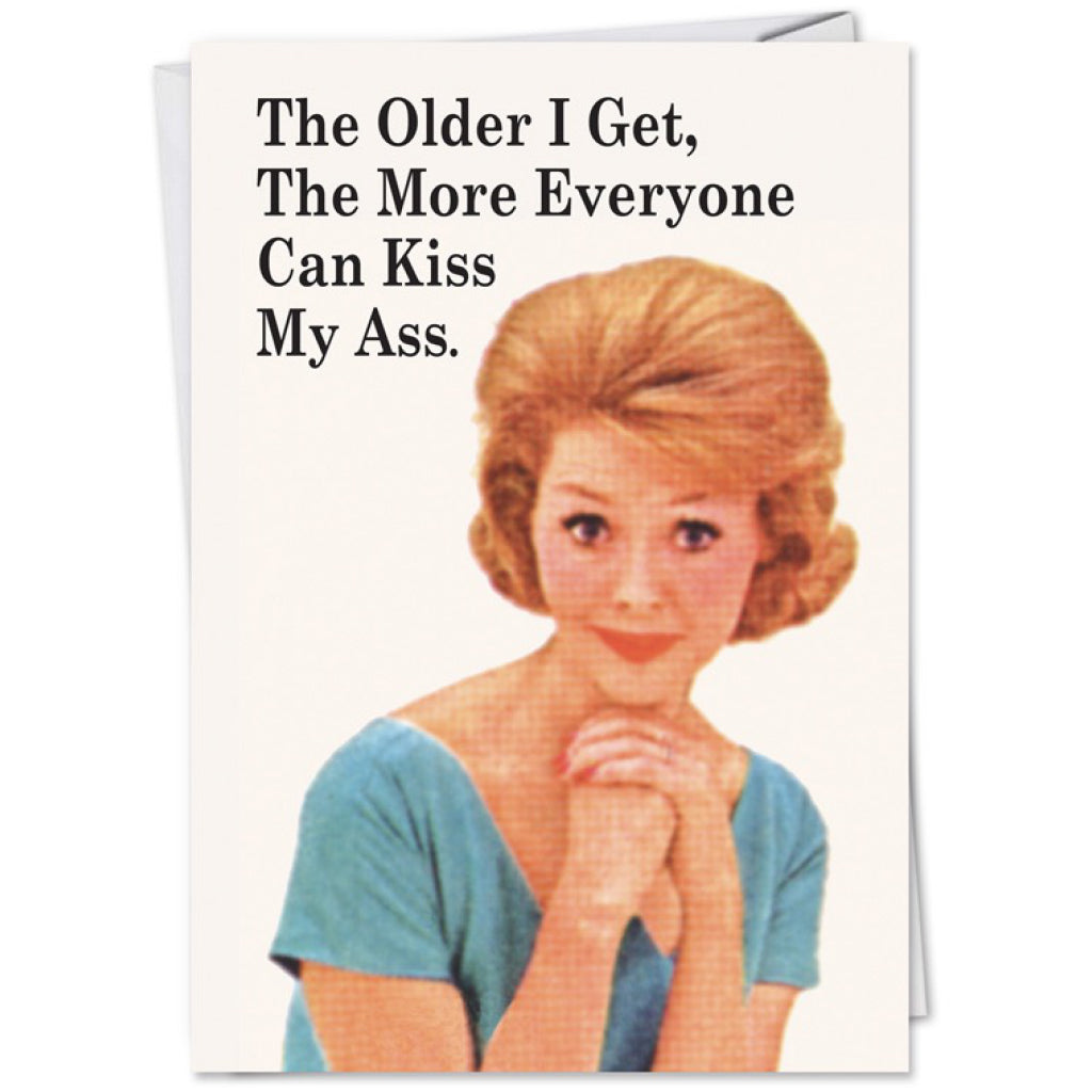 Everyone Can Kiss My Ass Card By Nobleworks Outer Layer