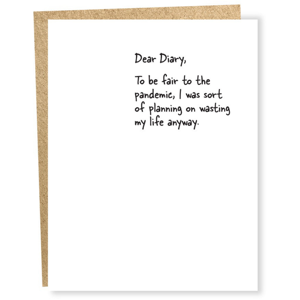 Pandemic Card by Sapling Press – Outer Layer