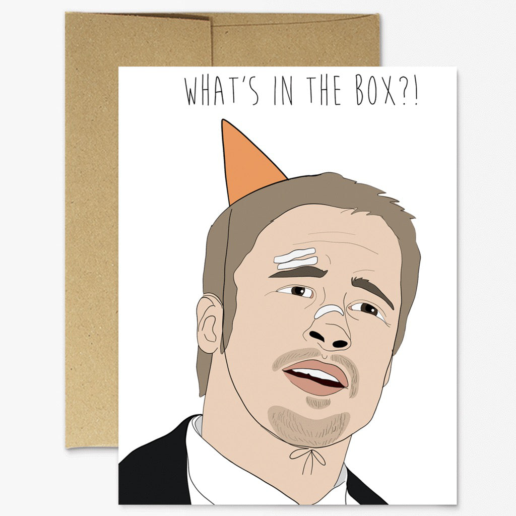 Se7en What's In The Box Card by Party Mountain Paper – Outer Layer