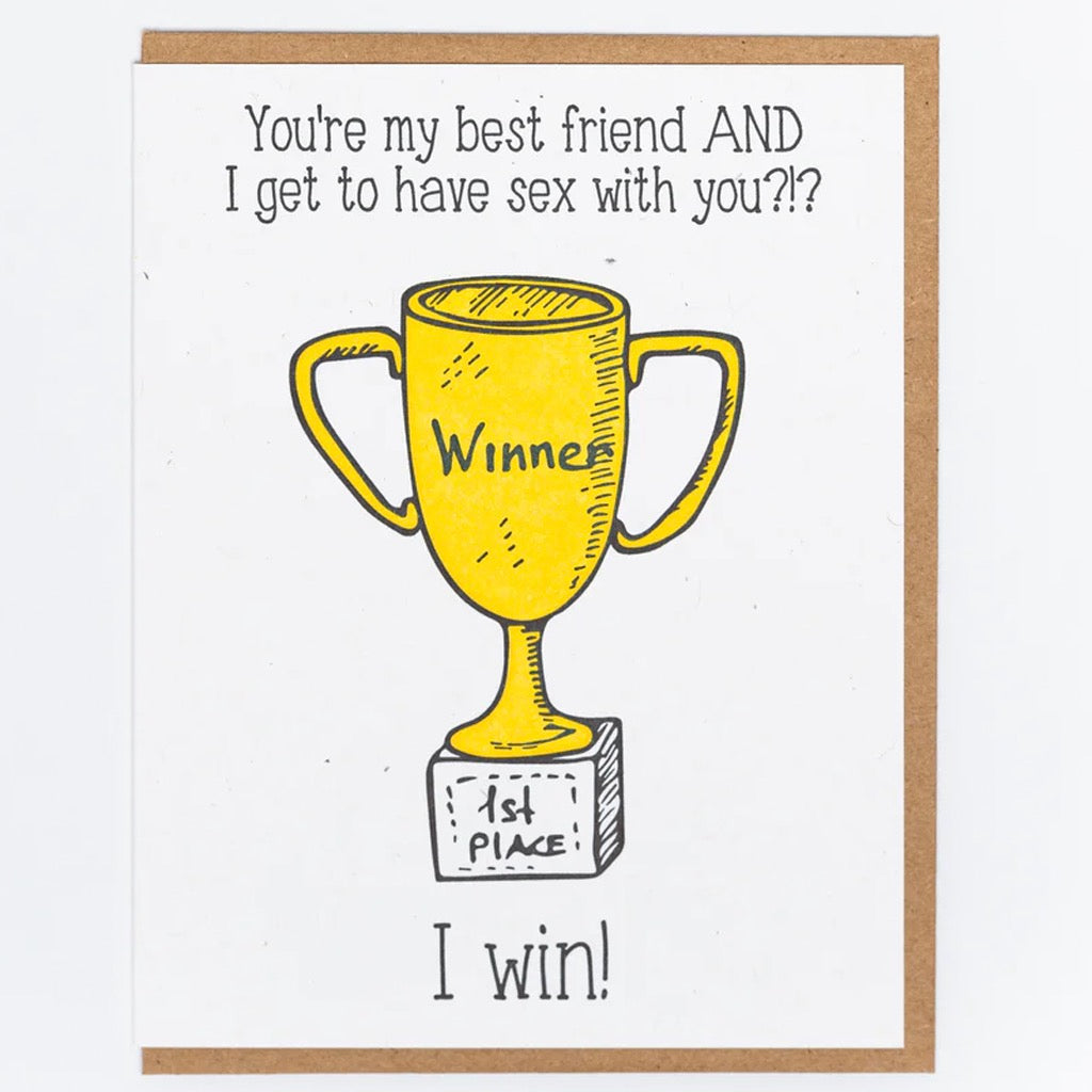 Best Friend And Sex Card Lady Pilot Letterpress Outer Layer