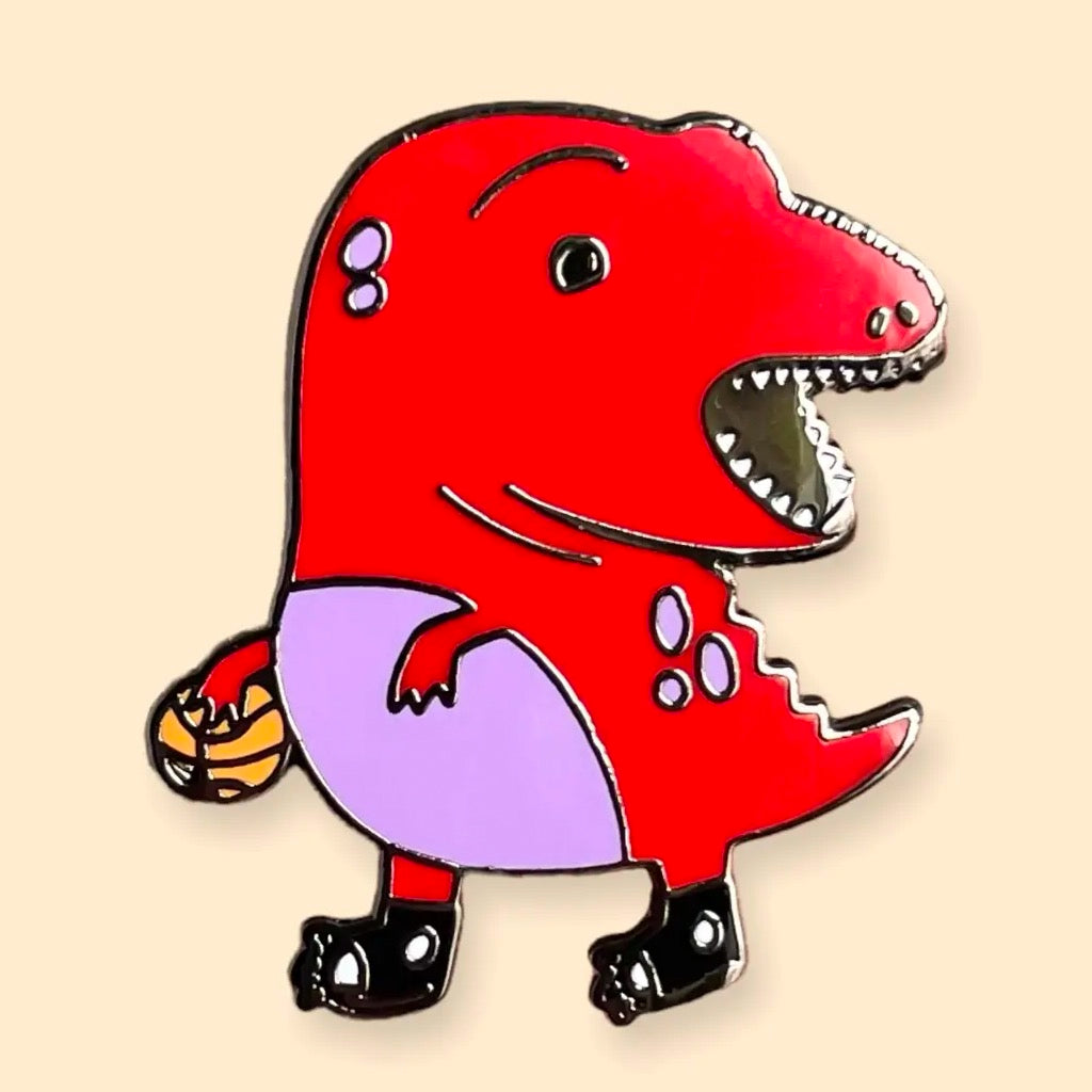 Clumsy Raptor Enamel Pin | Crywolf – Outer Layer