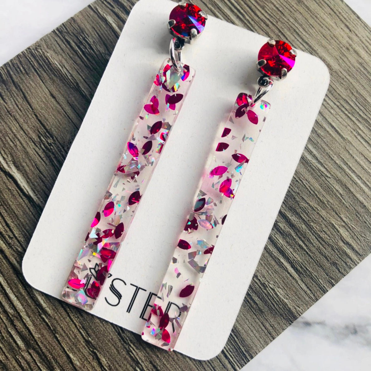 Confetti Stick Drop Lightweight Earrings | Luster – Outer Layer