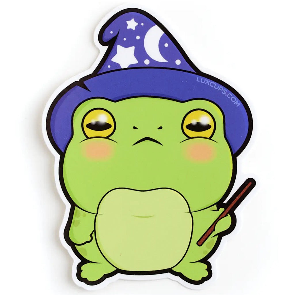 Frog Magic Sticker | LuxCups Creative – Outer Layer