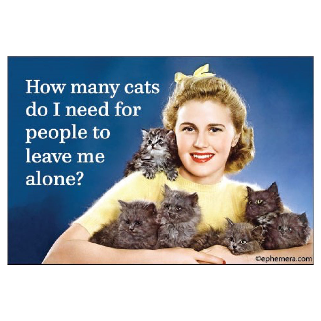 How Many Cats Magnet | Ephemera – Outer Layer