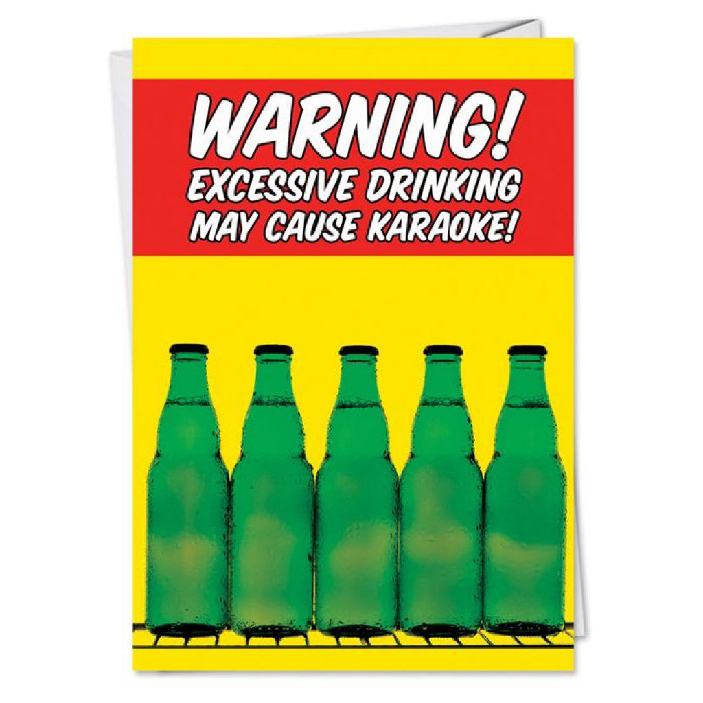 Karaoke Birthday Card Nobleworks Outer Layer