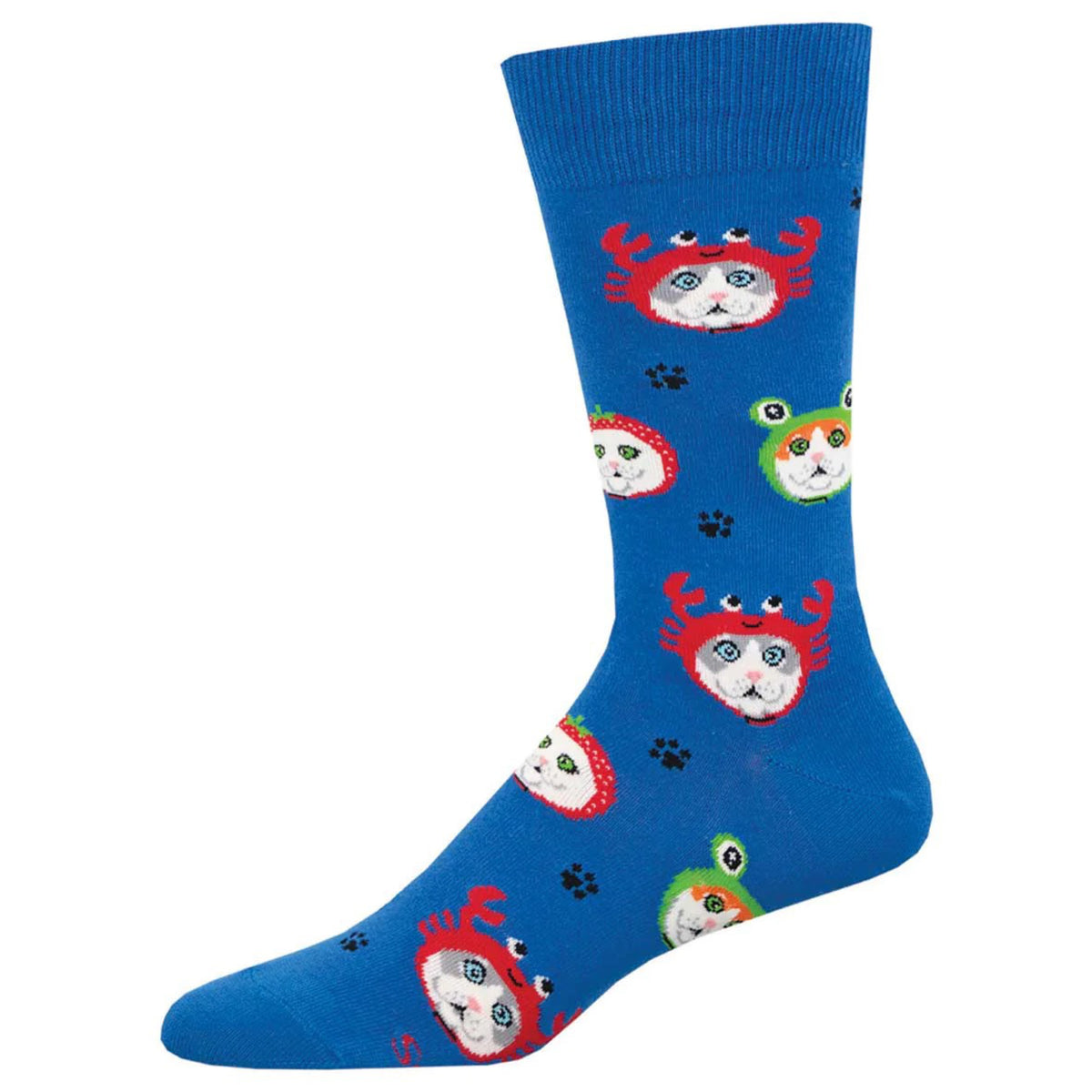 Men's Cat Hats Socks Blue | SockSmith – Outer Layer