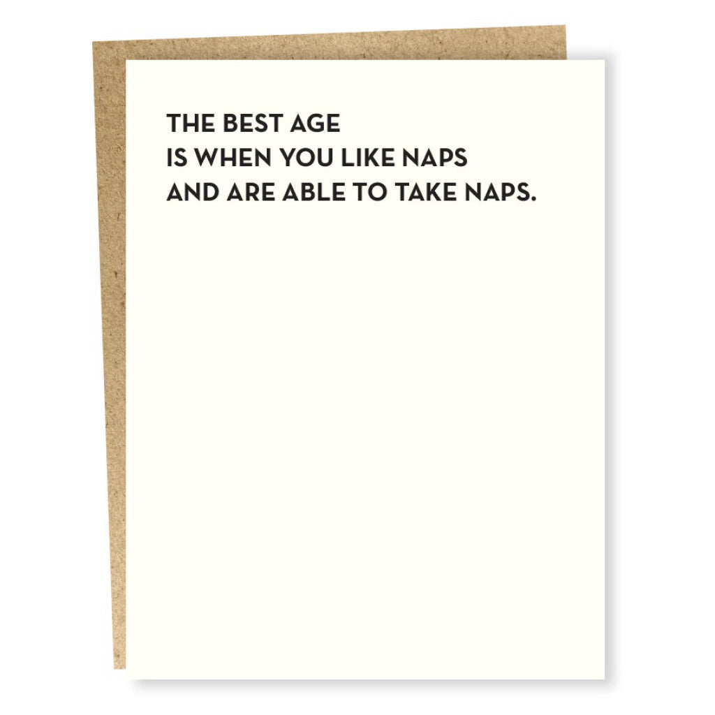 Naps Card | Sapling Press – Outer Layer