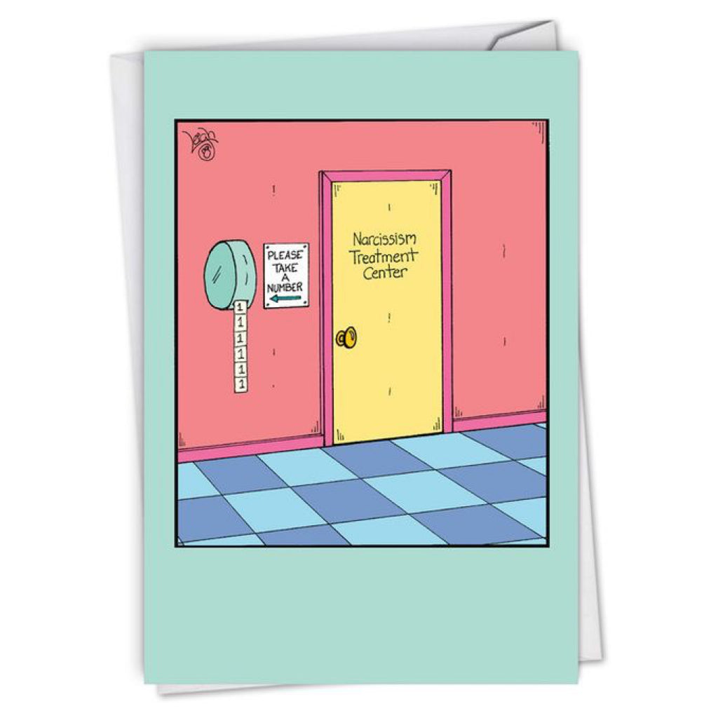 Narcissism Birthday Card Nobleworks Outer Layer