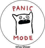 Panic Mode Round Magnet | Ephemera – Outer Layer