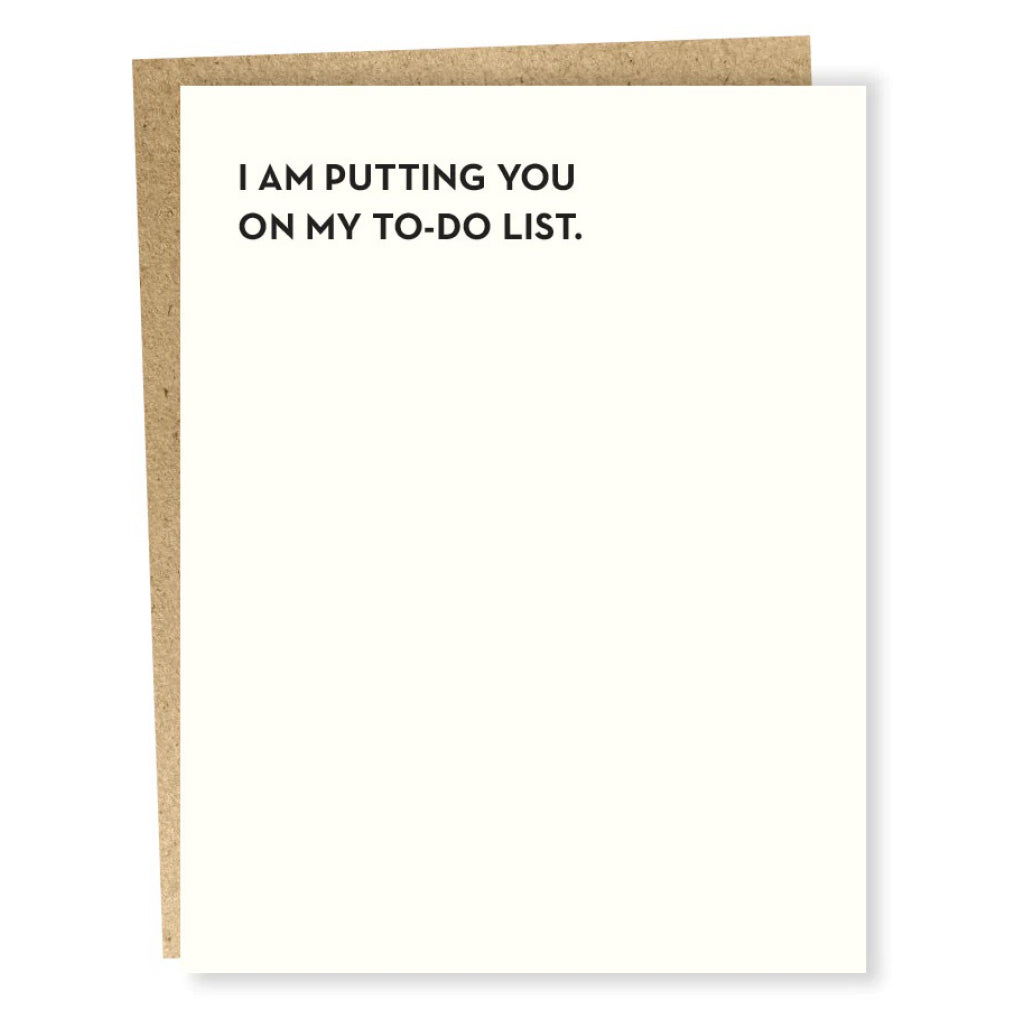 To Do List Card | Sapling Press – Outer Layer