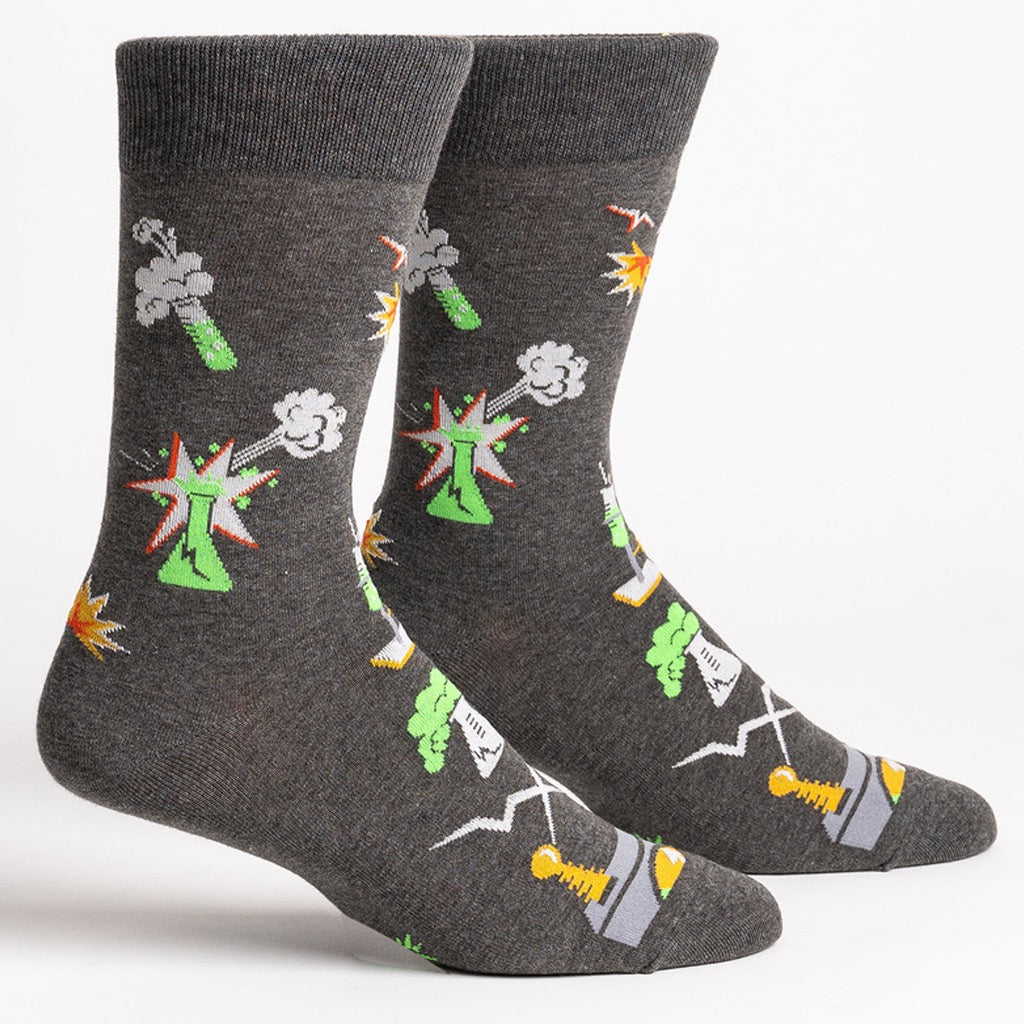 Weird Science Men's Crew Socks | Sock It To Me – Outer Layer