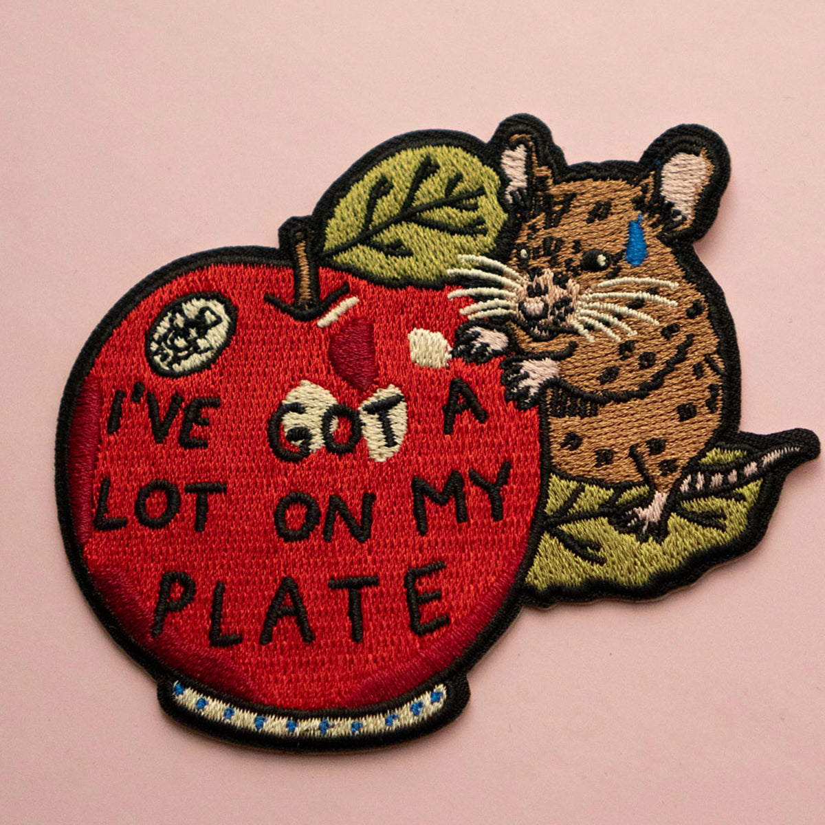 A Lot On My Plate Sticky Patch | Stay Home Club – Outer Layer
