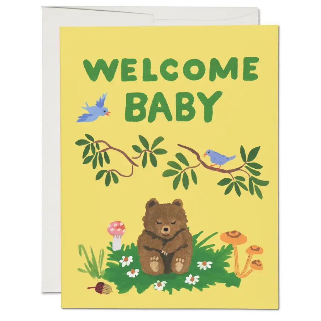Baby Cub Card | Red Cap Cards – Outer Layer