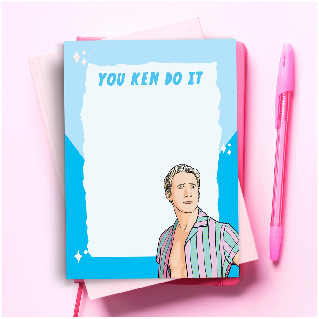 Barbie You Ken Do It Notepad | Pop Cult Paper – Outer Layer
