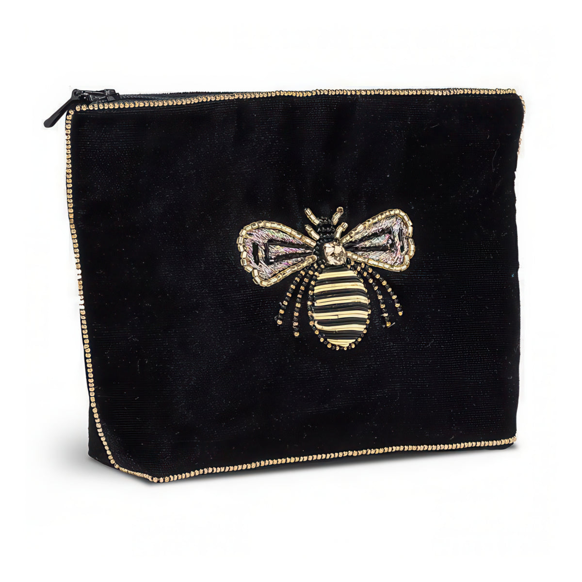 Bee Large Velvet Pouch | Abbott Collection – Outer Layer