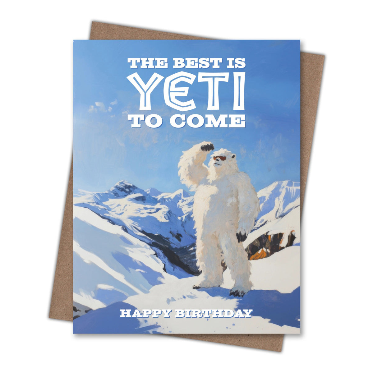 Best Yeti Birthday Card | Waterknot – Outer Layer