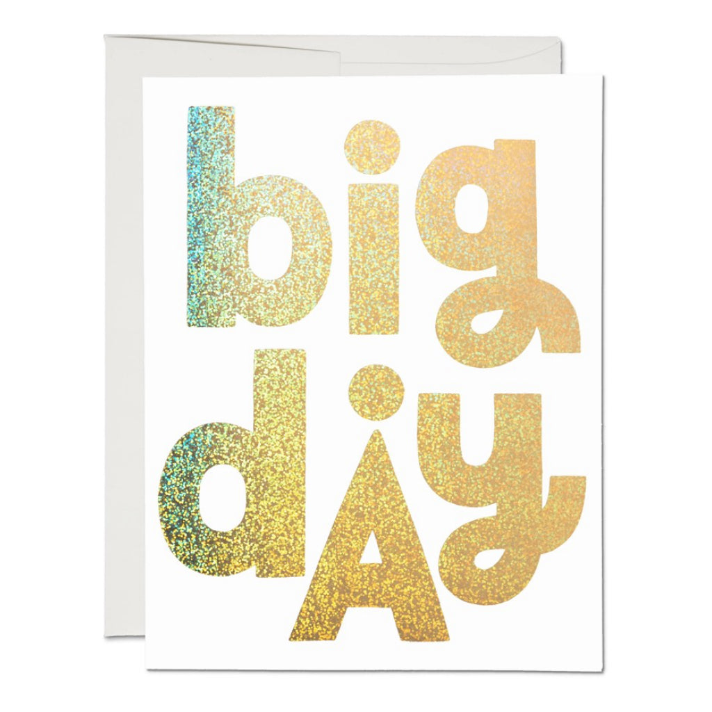 Big Day Congratulations Card | Red Cap Cards – Outer Layer