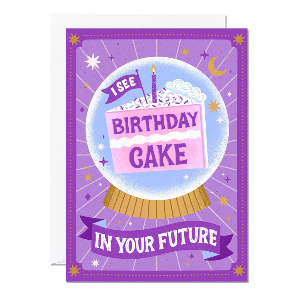 Cake In Your Future Birthday Card | Ricicle Cards – Outer Layer