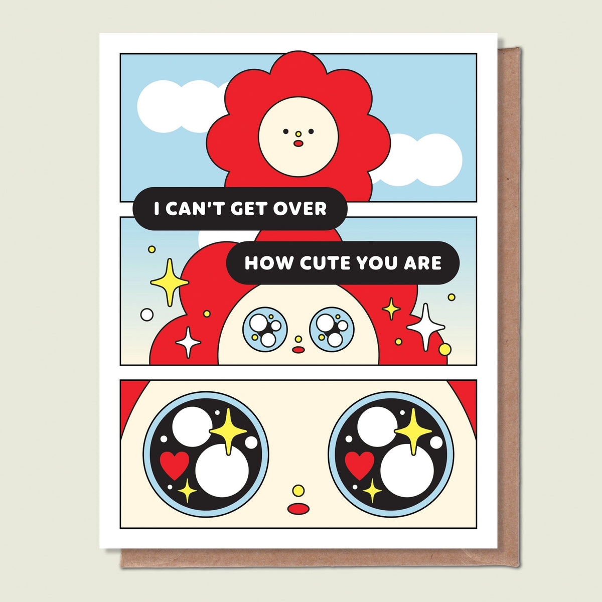 Can't Get Over How Cute You Are Greeting Card | Epée Lapin Studio ...