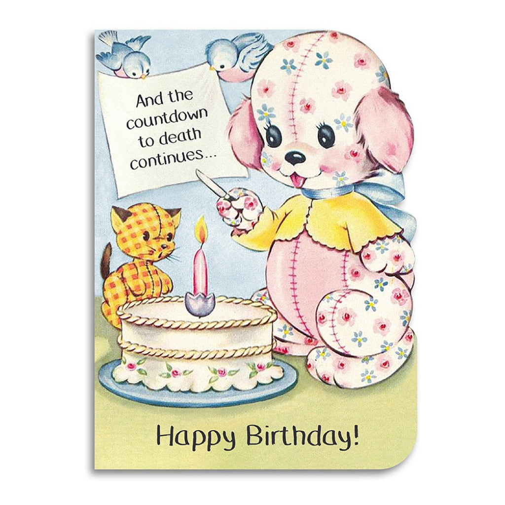 Countdown To Death Birthday Card | Bad Betty Greeting Co. – Outer Layer