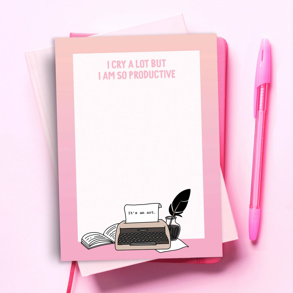 Cry A Lot Taylor Swift Notepad | Pop Cult Paper – Outer Layer