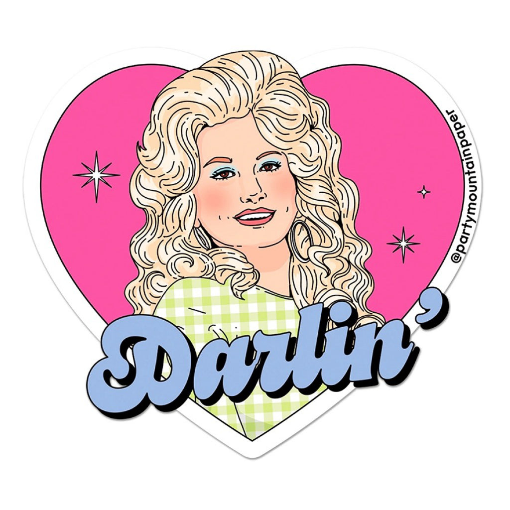 Darlin' Heart Sticker | Party Mountain Paper – Outer Layer