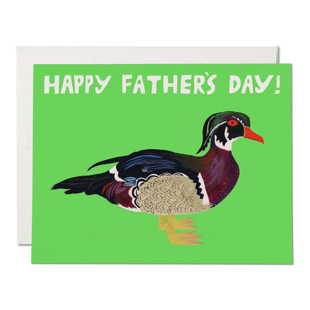 Duck Dad Father's Day Card | Red Cap Cards – Outer Layer