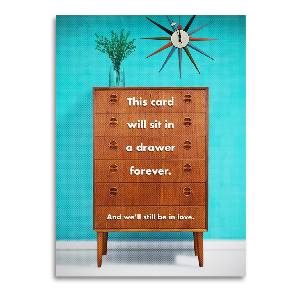 Forever Love Drawer Card | Bad Betty Greeting Co. – Outer Layer