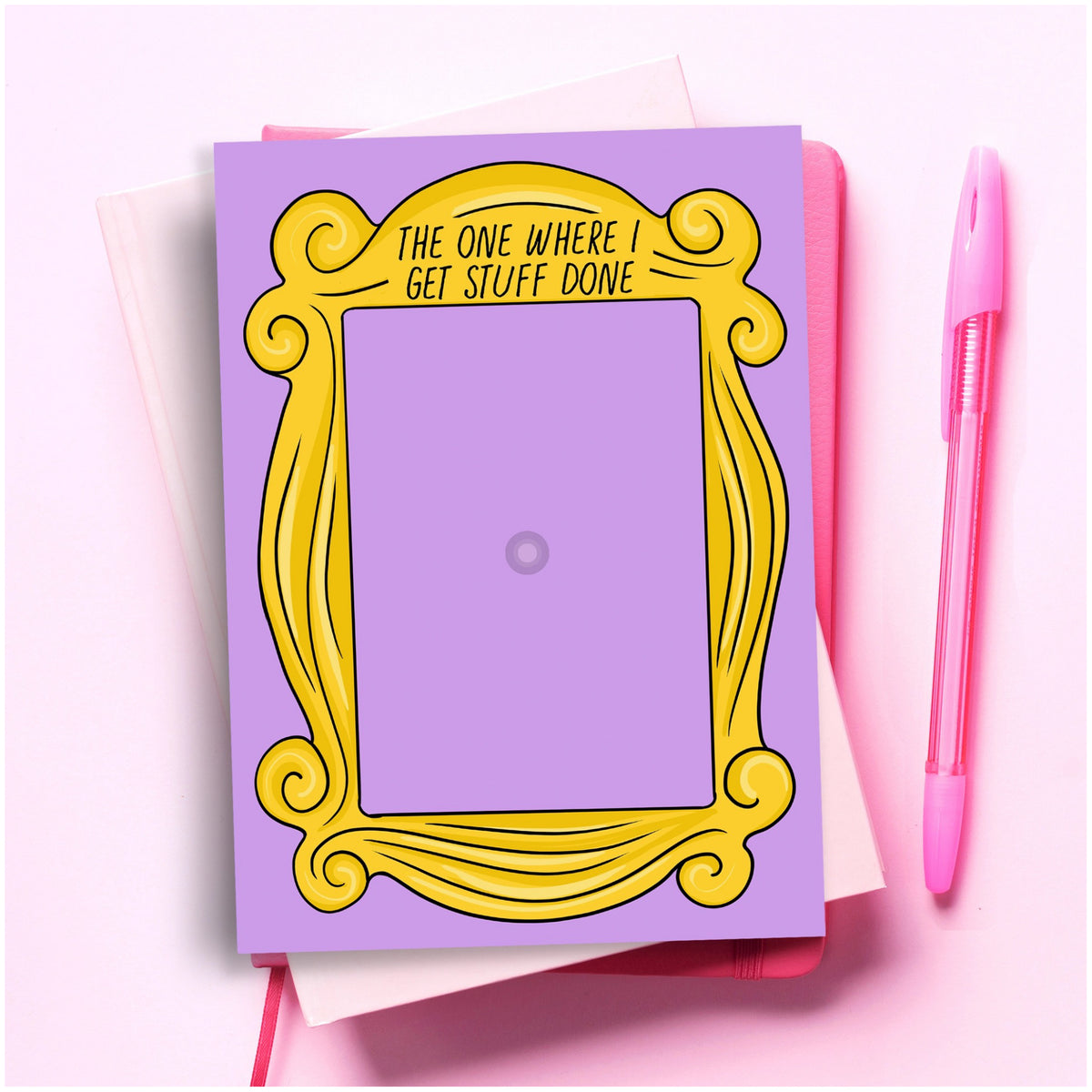 Friends The One Where Notepad | Pop Cult Paper – Outer Layer