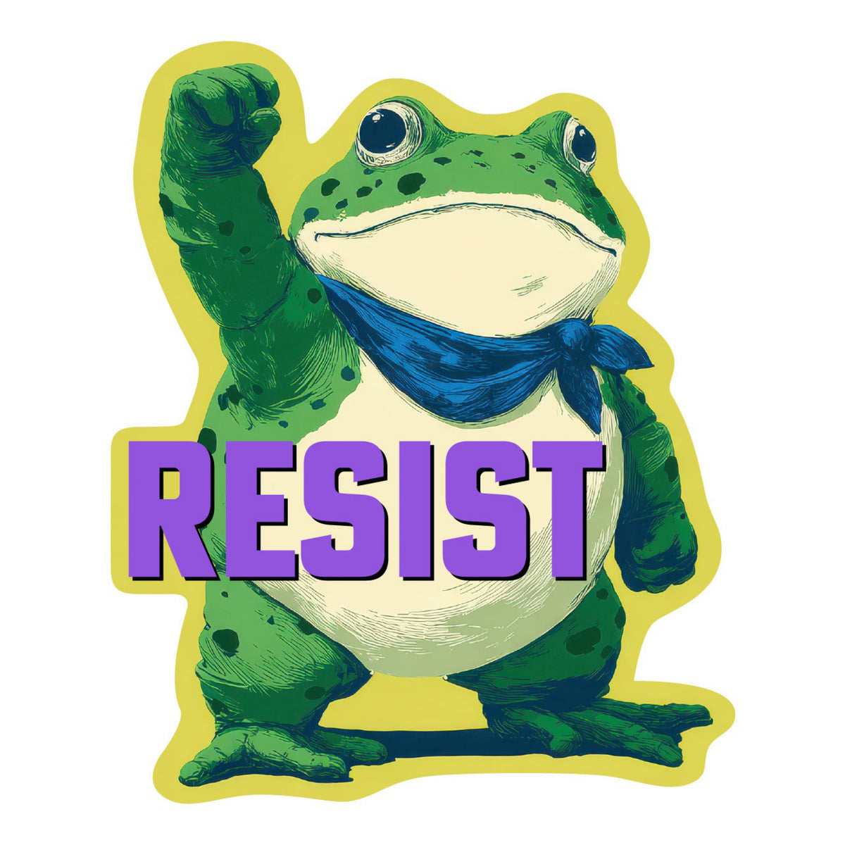 Frog Resist Sticker | Waterknot – Outer Layer