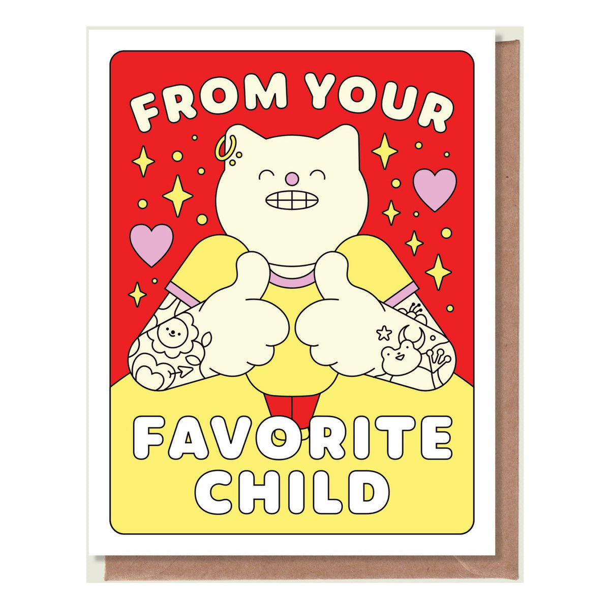 From Your Favorite Child Greeting Card | Epée Lapin Studio – Outer Layer