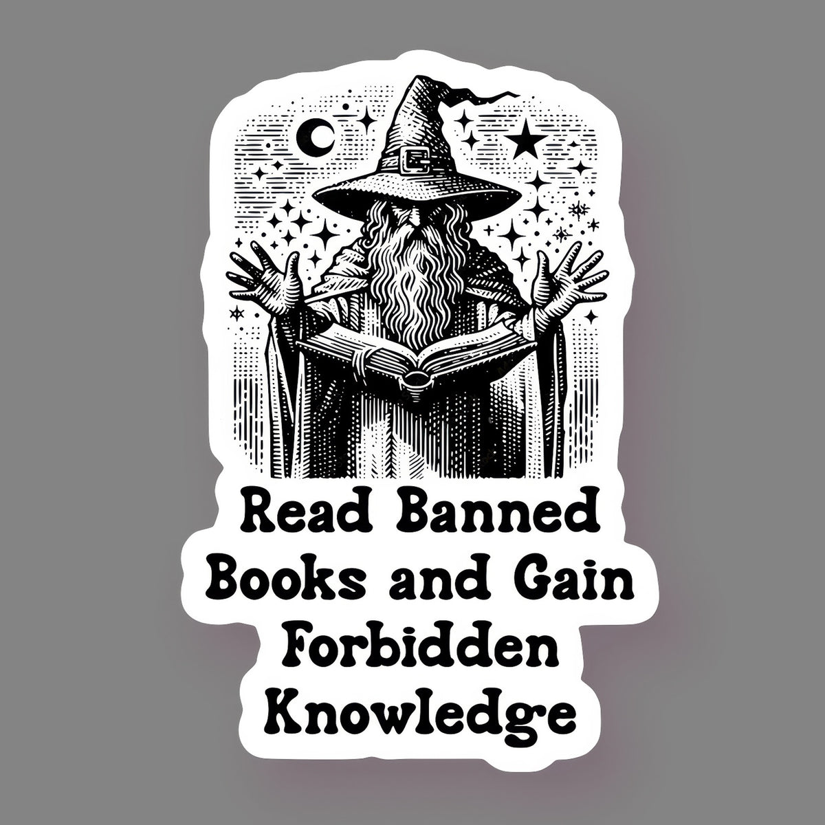 Gain Forbidden Knowledge Sticker | Ace the Pitmatian Co – Outer Layer