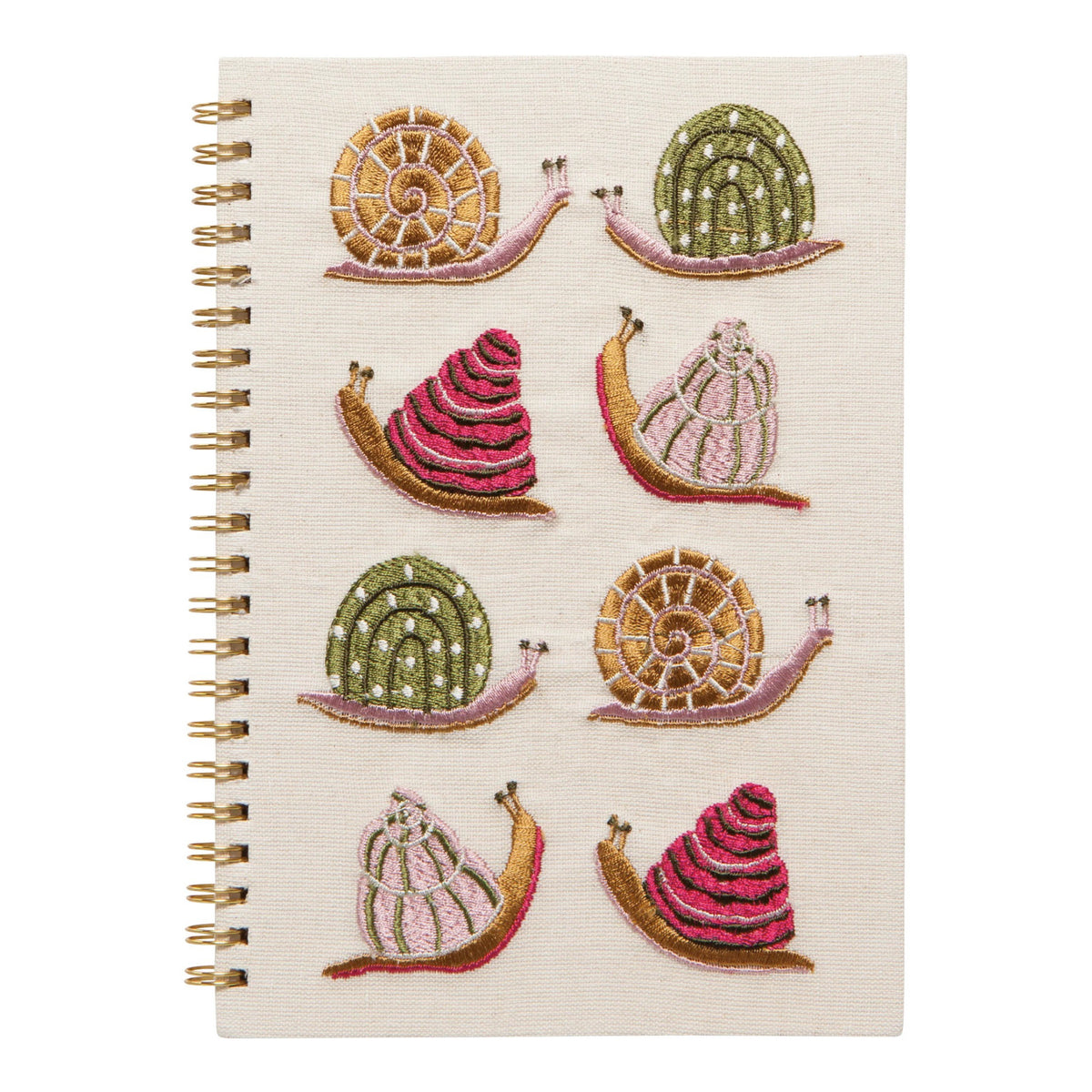 Gardenland Embroidered Notebook | Danica – Outer Layer