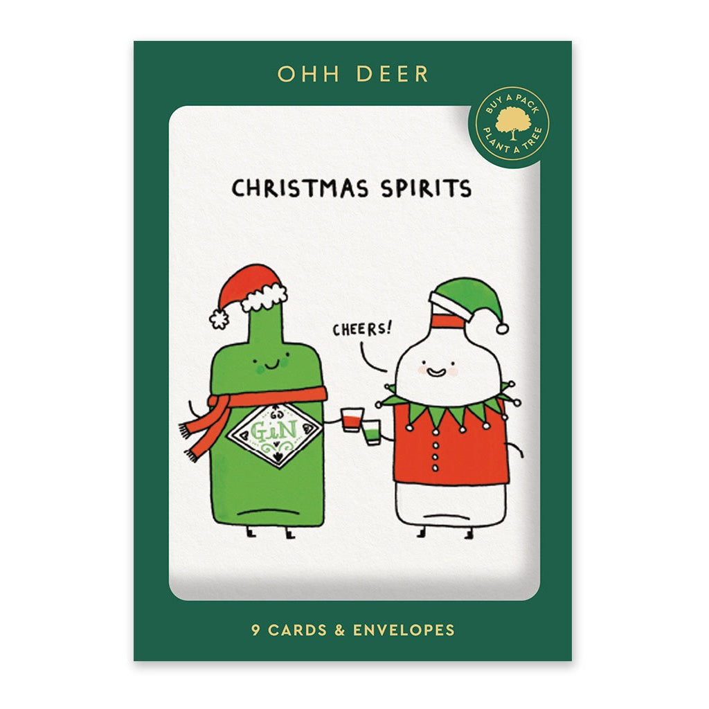 Gemma Correll Christmas Card Set | Ohh Deer – Outer Layer