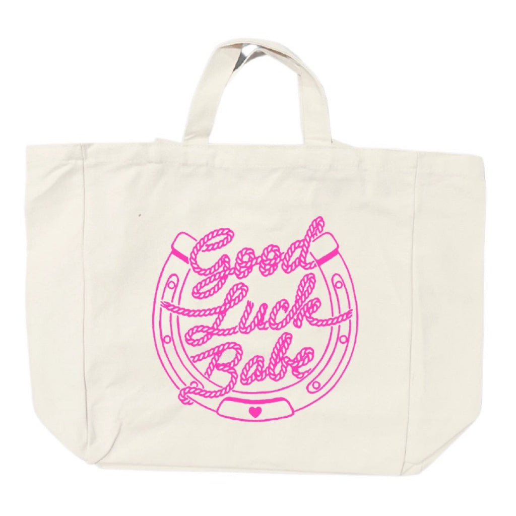 Good Luck Babe Organic Canvas Tote | Party Mountain Paper – Outer Layer