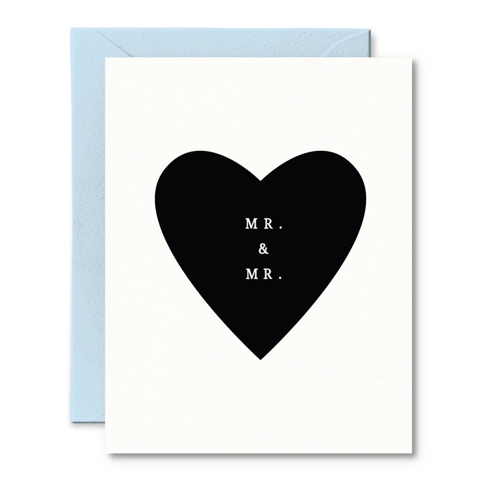 Heart Mr. & Mr. Card | Pretty By Her – Outer Layer