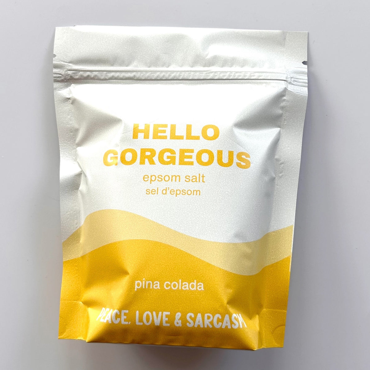 Hello Gorgeous Epsom Salt Bath Soak | Peace, Love and Sarcasm – Outer Layer