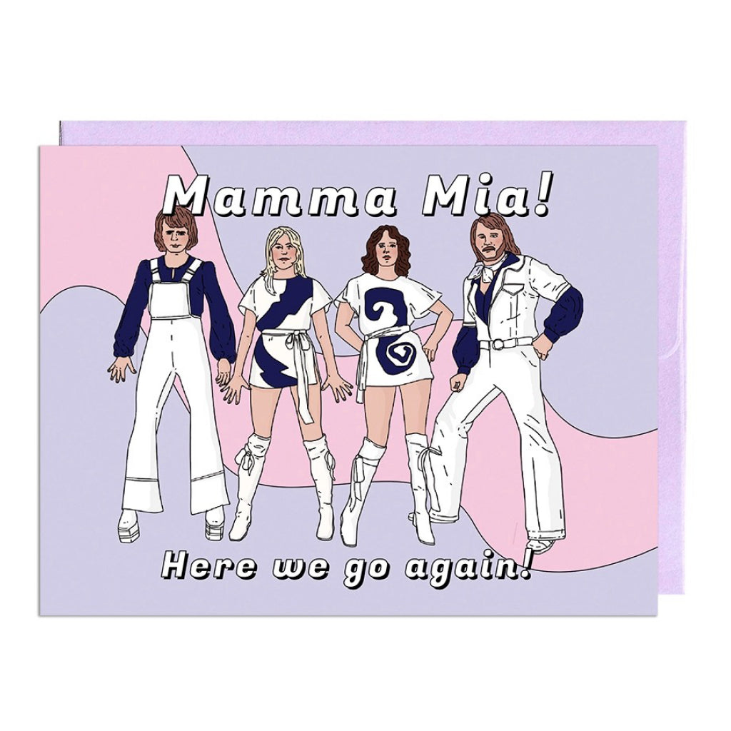 Mamma Mia! Here We Go Again! Card | Party Mountain Paper – Outer Layer