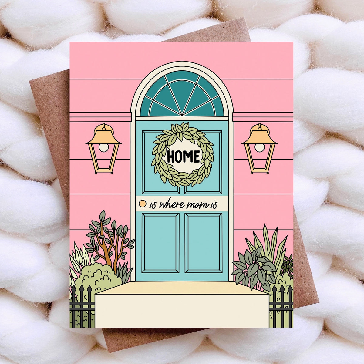 Home Is Where Mom Is Card | Top Hat and Monocle – Outer Layer