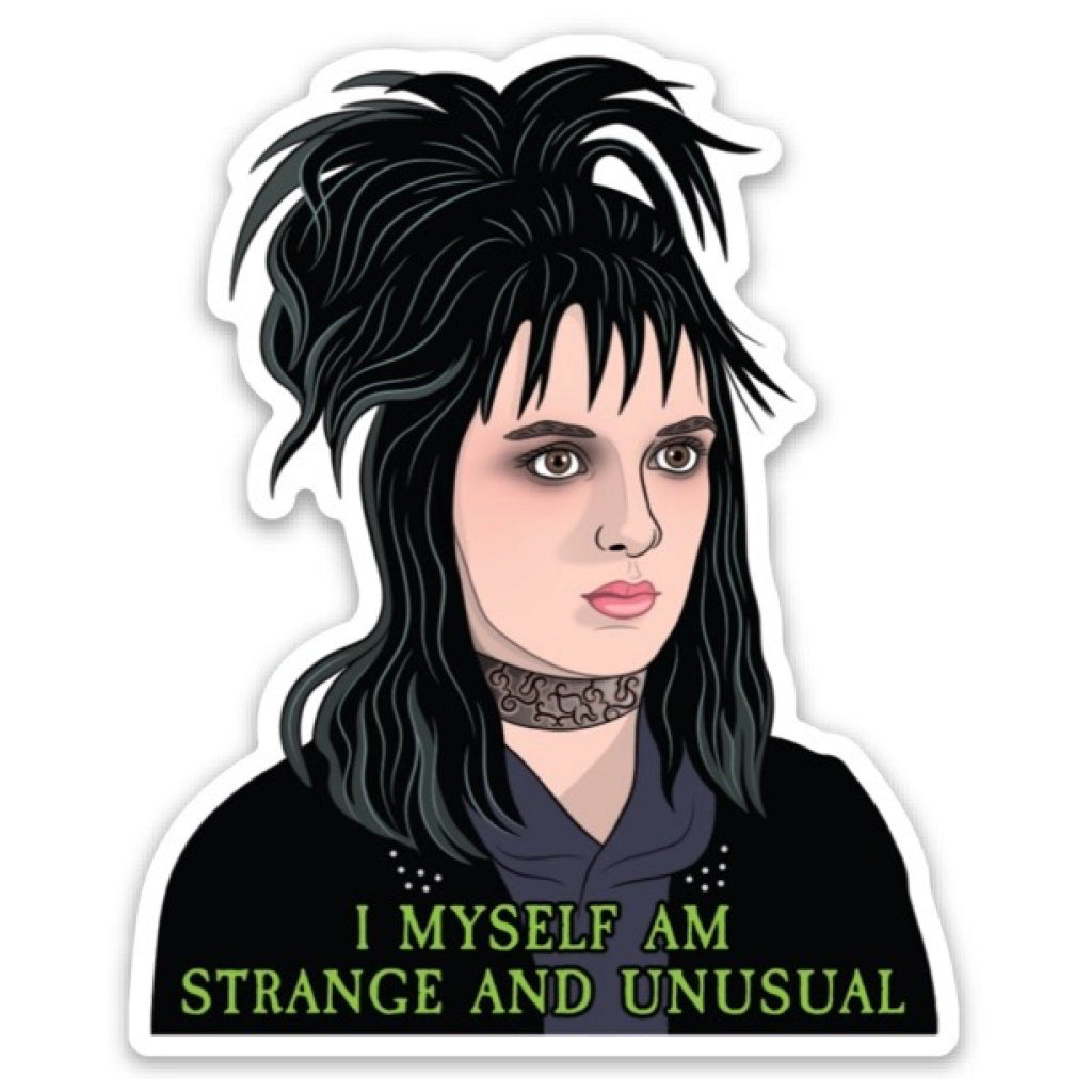 I Myself Am Strange And Unusual Die Cut Sticker | The Found – Outer Layer